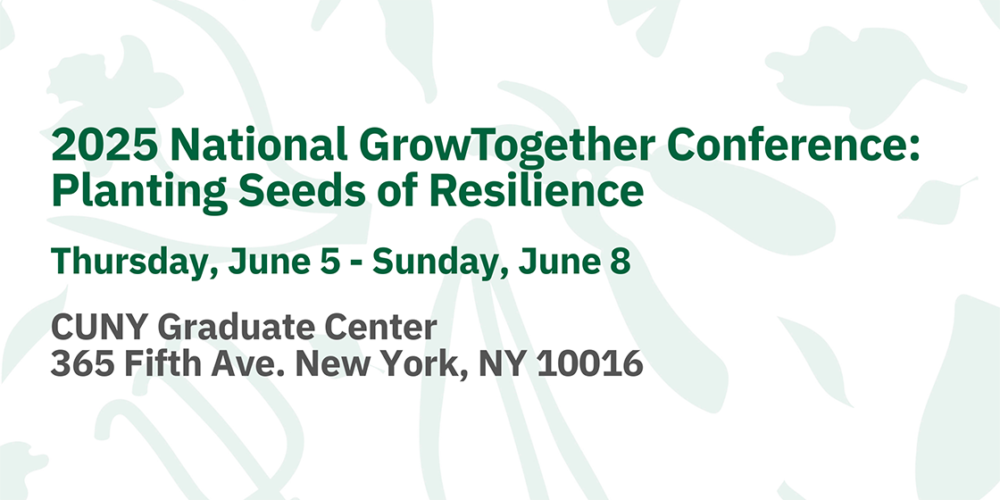 The National GrowTogether Conference is Two Weeks Away! Register Now!